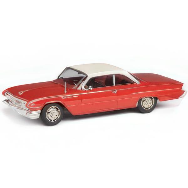 【予約】2025年発売予定BUICK - LESABRE CUSTOM COUPE 1961 - RED WHITE/ESVAL 1/43ミニカー