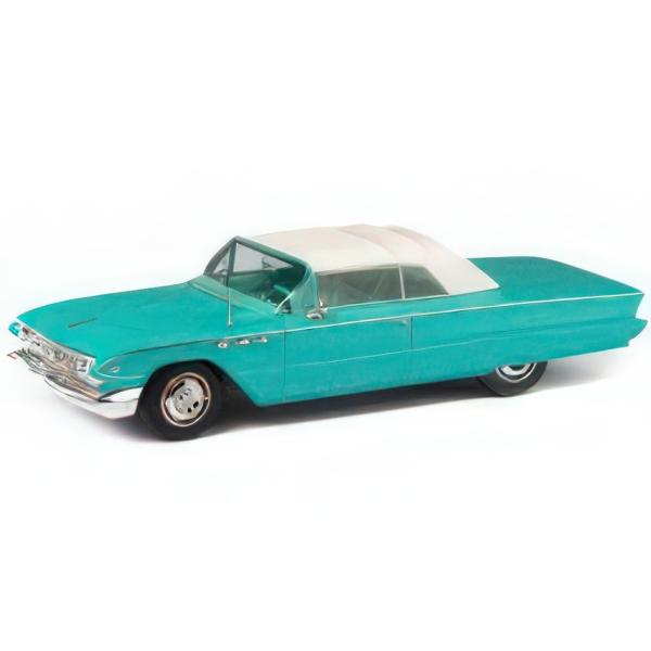 【予約】2025年発売予定BUICK - LESABRE CUSTOM CABRIOLET CLOSED 1961 - TURQUOISE WHITE/ESVAL 1/43ミニカー