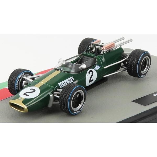 BRABHAMブラバム F1 BT24 N 2 デニスハルム 1967シーズン ワールドチャンピオン グリーン ゴールド FORMULA1-THE-CAR-COLLECTION-SALVAT / EDICOLA 1/43 ミニカー