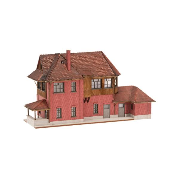 HOゲージ 鉄道模型 Faller ファラー レンガ造り信号塔 塗装済 Signal tower in brickwork varnished in color