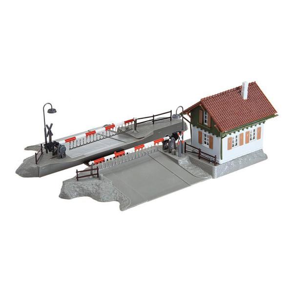 HOゲージ 鉄道模型 Faller ファラー 踏切小屋 Era II AC電源 Level crossing gatekeepers house Period II Power system AC