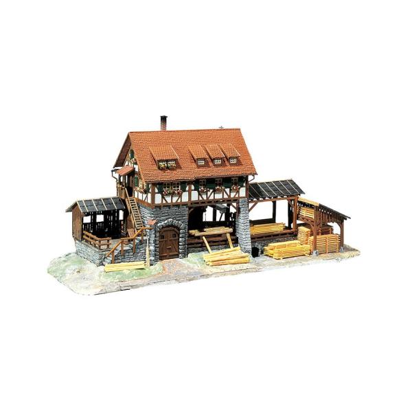 HOゲージ 鉄道模型 Faller ファラー Sawmill from the Black Forest with motor Power system AC