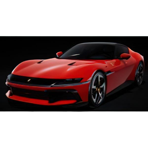 【予約】12月以降発売予定FERRARI - 12 CILINDRI V12 830cv 2024 - ROSSO CORSA - RED/MRコレクション 1/18ミニカー