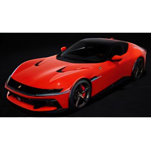 【予約】12月以降発売予定FERRARI - 12 CILINDRI V12 830cv 2024 - ROSSO SCUDERIA - RED/MRコレクション 1/18ミニカー