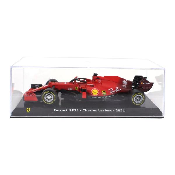 Ferrariフェラーリ F1 SF21 SCUDERIA FERRARI N 16 2021 CHARLES LECLERC RED BLACK LE-GRANDI-FERRARI-F1 COLLECTION / EDICOLA 1/24...