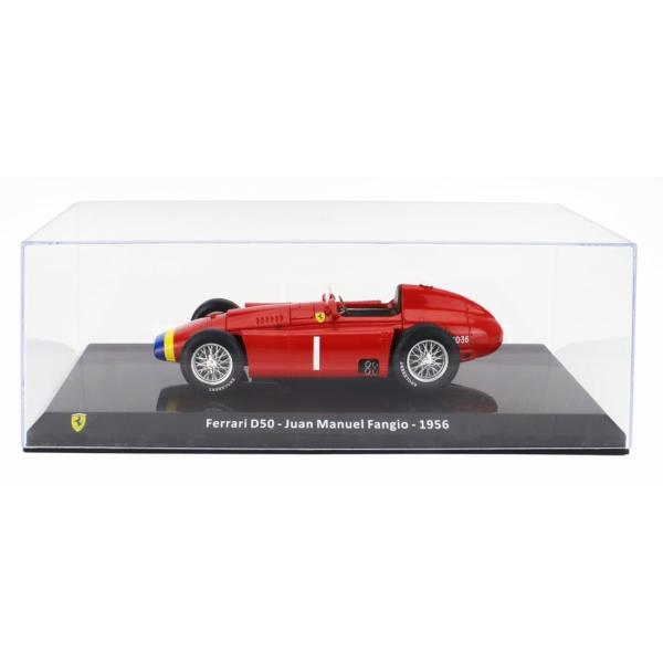 Ferrariフェラーリ F1 D50 N 1 WORLD CHAMPION 1956 JUAN MANUEL FANGIO RED LE-GRANDI-FERRARI-F1 COLLECTION / EDICOLA 1/24 ミニカー
