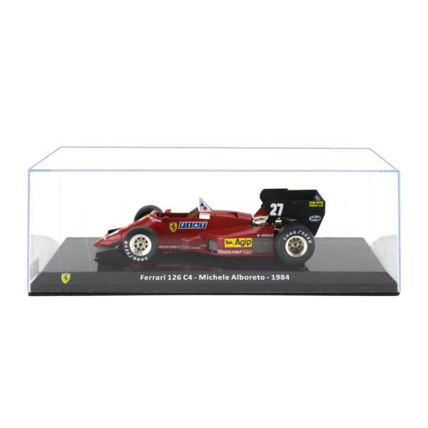 Ferrariフェラーリ F1 126 C4 N 27 1984 MICHELE ALBORETO RED BLACK LE-GRANDI-FERRARI-F1 COLLECTION / EDICOLA 1/24 ミニカー