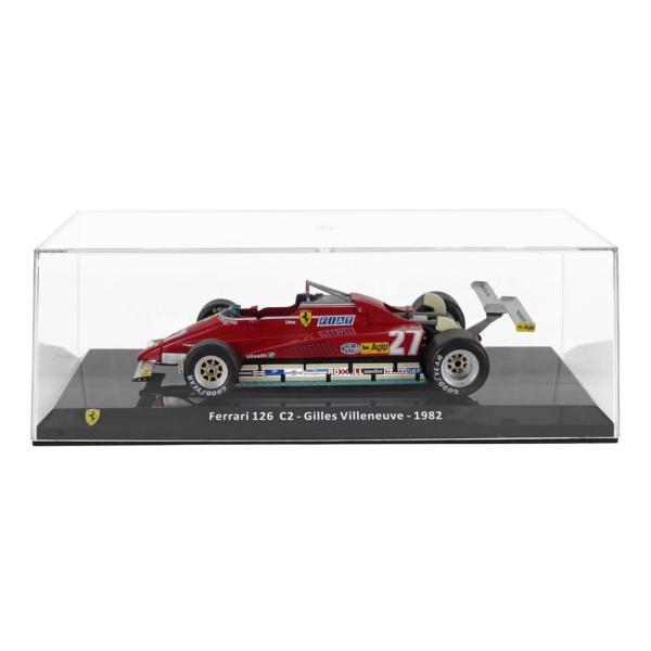 Ferrariフェラーリ F1 126C2 N 27 1982 GILLES VILLENEUVE RED LE-GRANDI-FERRARI-F1 COLLECTION / EDICOLA 1/24 ミニカー