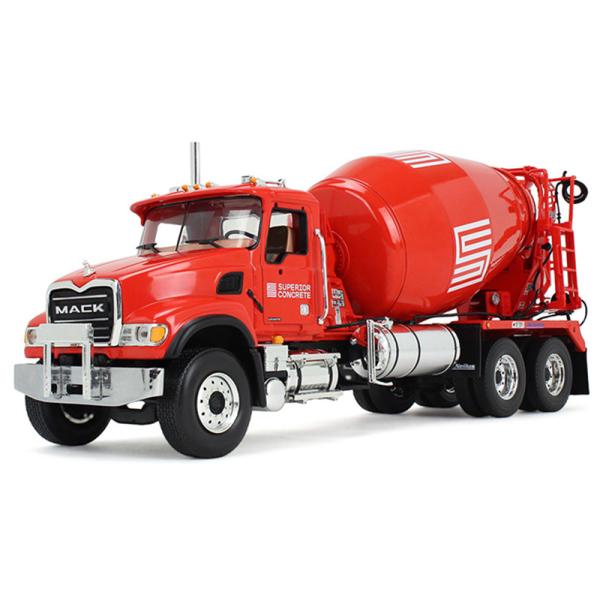 Superior Concrete Inc. Mack Granite MP McNeilus スタンダード ミキサー / FIRST GEAR 1/34 建設機械模型 工事車両