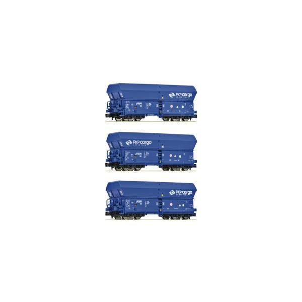 Nゲージ 鉄道模型 車両 Fleischmann フライシュマン PKP Cargo Falns 3両セット Era VI 3 piece set Self unloading wagon Falns Era VI DC