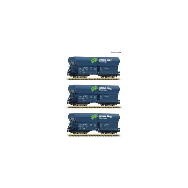 Nゲージ 鉄道模型 貨車 フライシュマン Fleischmann VTG Norske Skog self-unloading 3 pcs Set Era VI DC