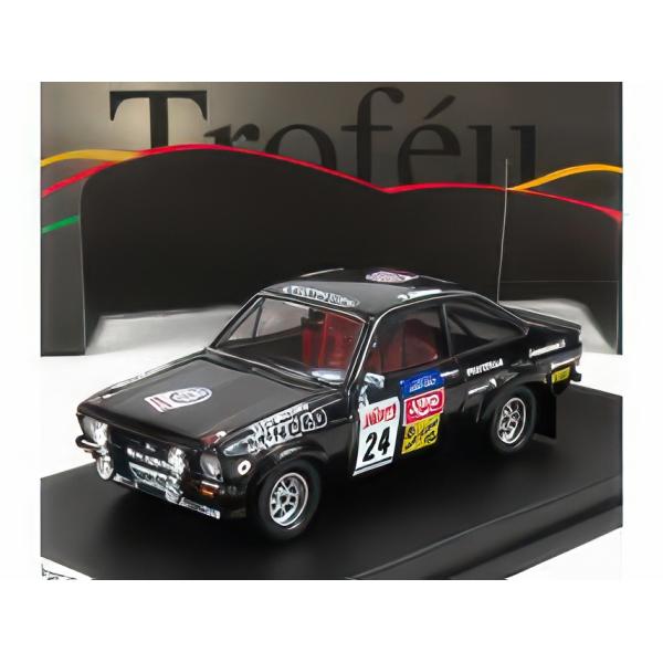 FORD ENGLAND ESCORT MKII N 24 RALLY 1000 LAKES 1979 L.LAMPI P.KUUKKALA BLACK/TROFEU 1/43ミニカー