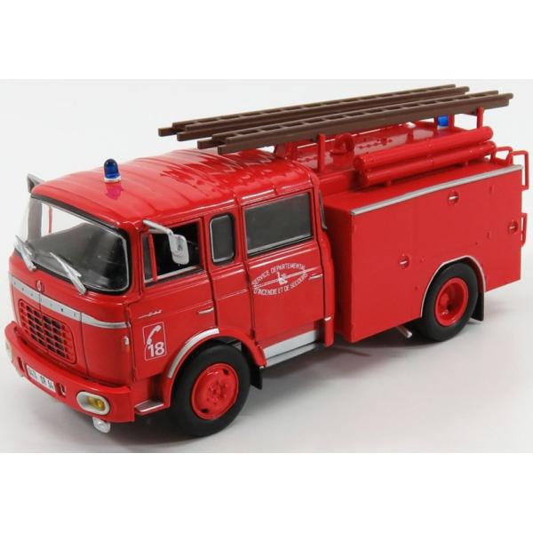 BERLIETベルリエ FPT GAK 20H タンク車 はしご付 消防車 レッド HACHETTE-CAMIONS-&amp;-VEHICULES-DE-SAPEURS-POMPIERS-COLLECTION / EDICOLA 1/43...