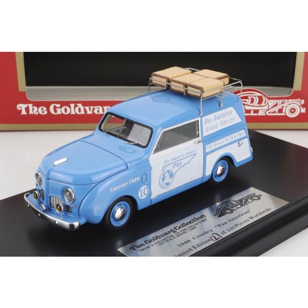CROSLEY エアポート パンアメリカン航空 1949 ホワイト ブルー 240台限定/ GOLDVARG 1/43 ミニカー
