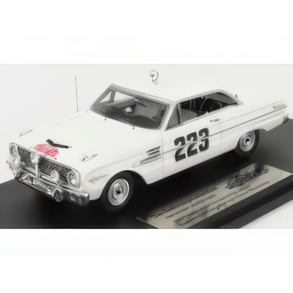 FORD USA - FALCON FUTURA (night version) N 223 RALLY MONTECARLO 1963 B.LJUNGFELDT - G.HAGGBOM - WHITE/GOLDVARG 1/43ミニカー