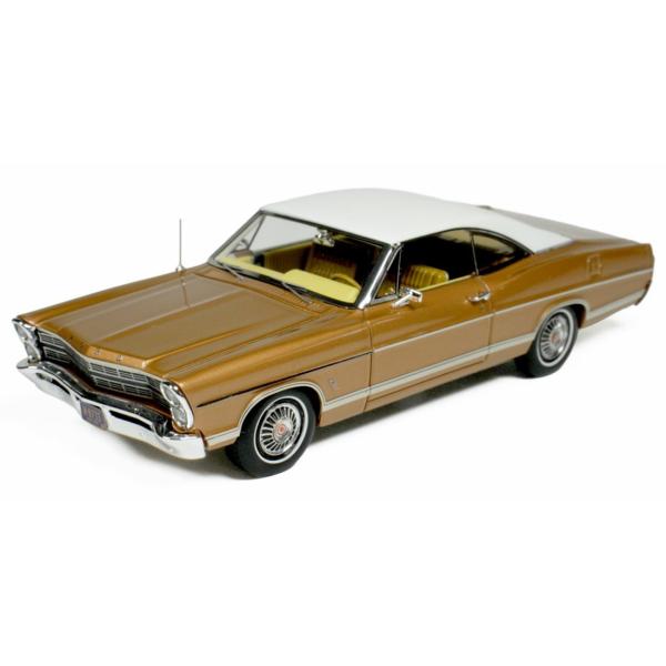 【予約】2026年発売予定Ford USAフォードUSA Galaxieギャラクシー クーペ 1967 カッパーホワイト / GOLDVARG 1/43 ミニカー