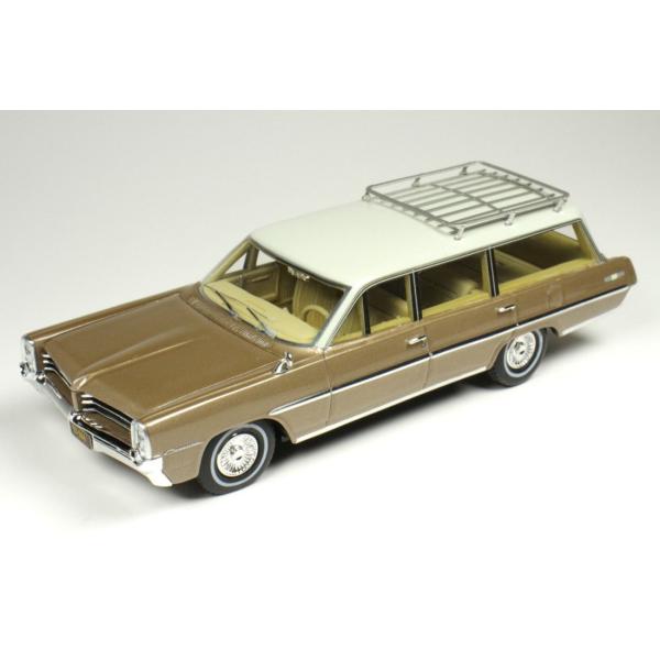 【予約】2026年発売予定Pontiacポンティアック Safariサファリ SW ステーションワゴン 1964 サドルブロンズ / GOLDVARG 1/43 ミニカー