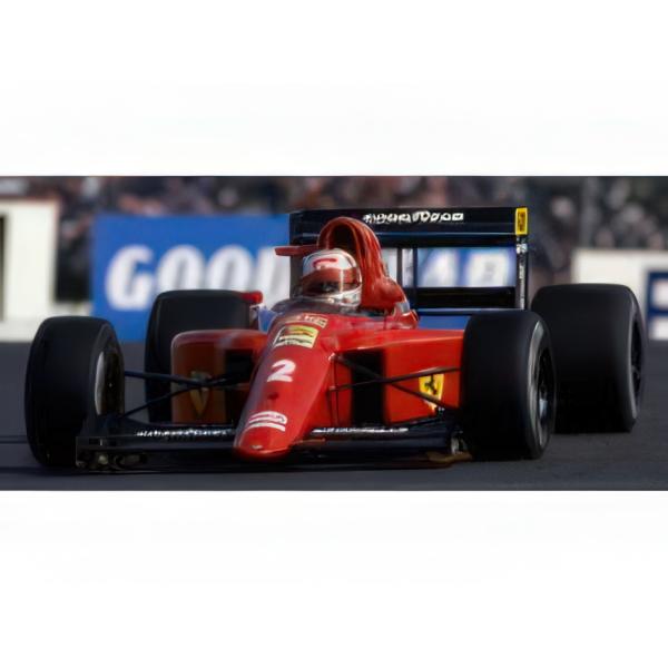 【予約】2025年発売予定FERRARI - F1  641/2 N 2 WINNER PORTUGAL GPドライバーフィギュア付 1990 NIGEL MANSELL - RED BLACK/GP Replicas 1/18ミニカー