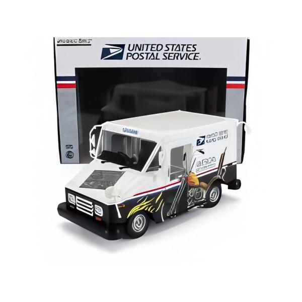 GRUMMAN LLV トラック バン USPS 郵便配達車 2010 ホワイト/ブラック/ Greenlight 1/18 ミニカー