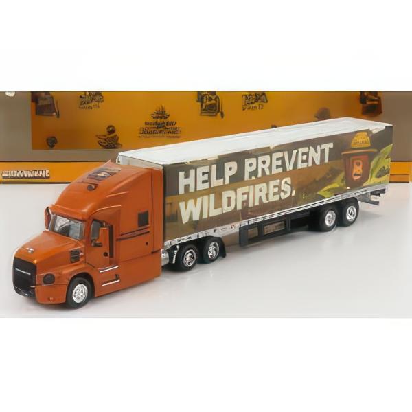MACK ANTHEM TRUCK 2019 HELP PREVENT WILDFIRES SMOKEY BEAR LIGHT BROWN WHITE/Greenlight 1/64ミニカー