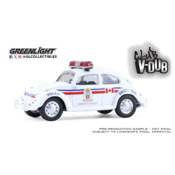 VW ビートル カナダ ロンドン警察 ワーゲン クラブVee-Dub 21 警察車両 / Greenlight 1/64 ミニカー