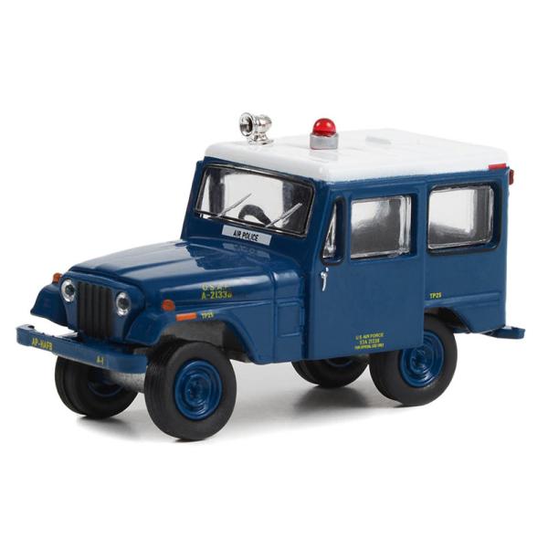 Jeepジープ DJ-5 U.S. Air Force 1971 空軍 パトカー 働く車 模型 モデル / Greenlight 1/64 ミニカー 模型