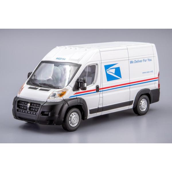 Dodgeダッジ RAM Promaster 2500 Cargo Van high roof USPS 2018 white /GreenLightグリーンライト 1/43 ミニカー