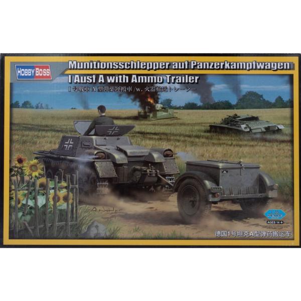 Munitionsschlepper auf Panzerkampfwagen I ausf A with Ammo Trailer/ HobbyBoss 1/35 模型