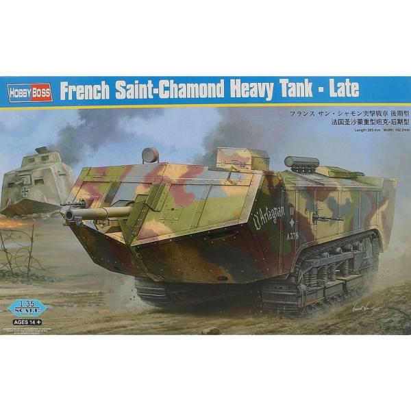 French Saint-Chamond Heavy Tank - Late/ HobbyBoss 1/35 模型