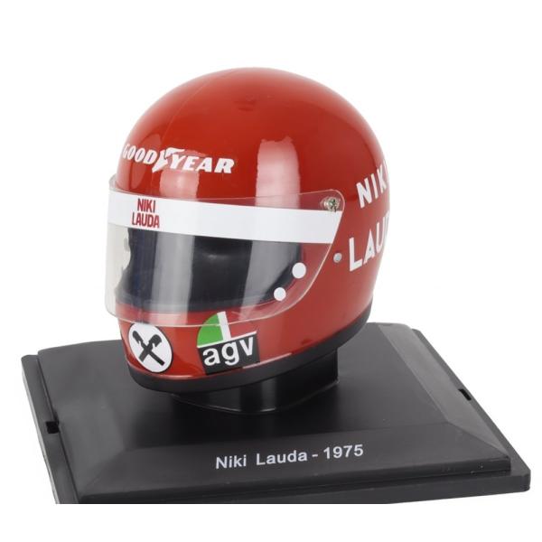 Helmetヘルメット F1 ニキラウダ 312T チーム Ferrariフェラーリ SEFAC ワールドチャンピオン 1975 レッド SPARK-EDITION-CASCHI-DEI-PILOTI-FERRARI-COLLECTION ...