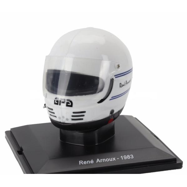 Helmetヘルメット F1 ルネアルヌー 126 C2B チーム Ferrariフェラーリ 1983 ホワイト SPARK-EDITION-CASCHI-DEI-PILOTI-FERRARI-COLLECTION / EDICOLA 1/...