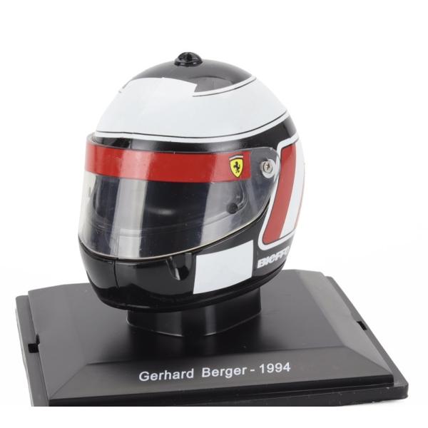 Helmetヘルメット F1 ゲルハルトベルガー 412 T1B チーム Ferrariフェラーリ 1994 ブラック レッド ホワイト SPARK-EDITION-CASCHI-DEI-PILOTI-FERRARI-COLLECTION ...