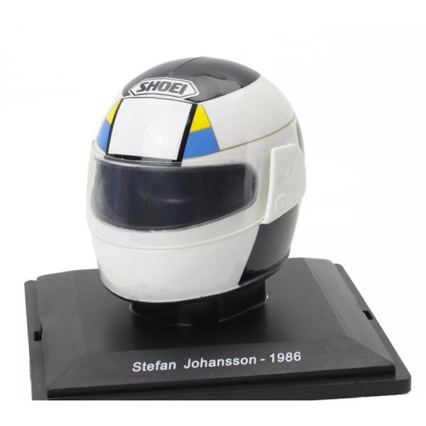 Helmetヘルメット F1 ステファンヨハンソン F1 86 チーム Ferrariフェラーリ 1986 ホワイト グリーン ブラック SPARK-EDITION-CASCHI-DEI-PILOTI-FERRARI-COLLECTION ...