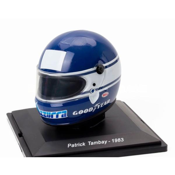 Helmetヘルメット F1 パトリックタンベイ 126 C2B チーム Ferrariフェラーリ 1983 ブルー ホワイト SPARK-EDITION-CASCHI-DEI-PILOTI-FERRARI-COLLECTION / EDI...