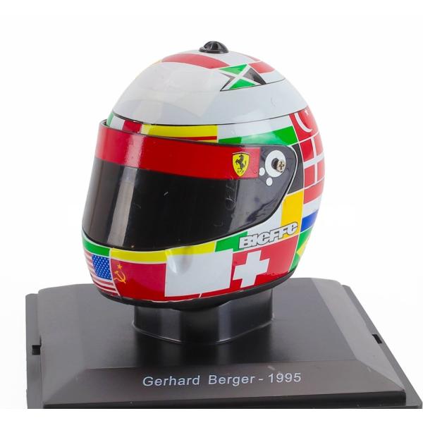 Helmetヘルメット F1 ゲルハルトベルガー チーム Scuderiaスクーデリア Ferrariフェラーリ 412T2 1995 バリアス SPARK-EDITION-CASCHI-DEI-PILOTI-FERRARI-COLLECT...