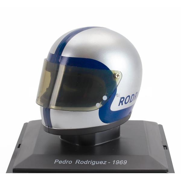 Helmetヘルメット F1 ペドロロドリゲス チーム Scuderiaスクーデリア Ferrariフェラーリ SEFAC 312 1969 シルバー SPARK-EDITION-CASCHI-DEI-PILOTI-FERRARI-COLL...