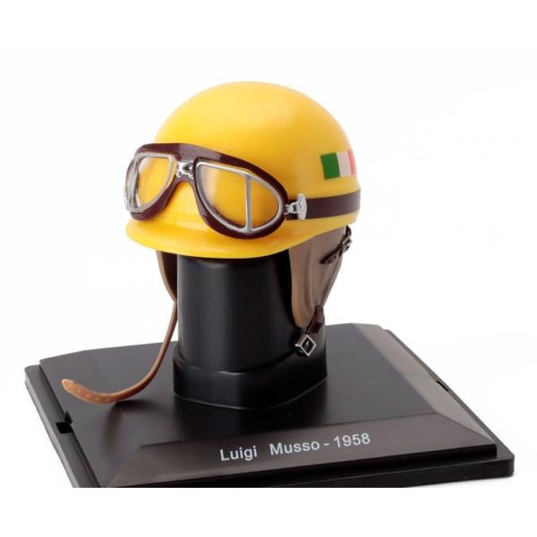 Helmetヘルメット F1 ルイジムッソ DINO 246 チーム Ferrariフェラーリ 1958 イエロー SPARK-EDITION-CASCHI-DEI-PILOTI-FERRARI-COLLECTION / EDICOLA 1...