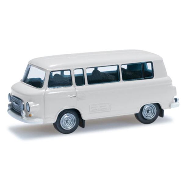 Barkasバルカス B 1000 バス グレー/ホワイト ワンボックス 旧車 模型 モデル / Herpa 1/120 ミニカー 模型