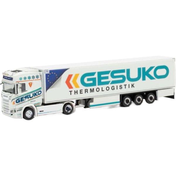 Gesuko Scania CS20HD 冷蔵ボックス トラック / Herpa 1/87 建設機械模型 工事車両