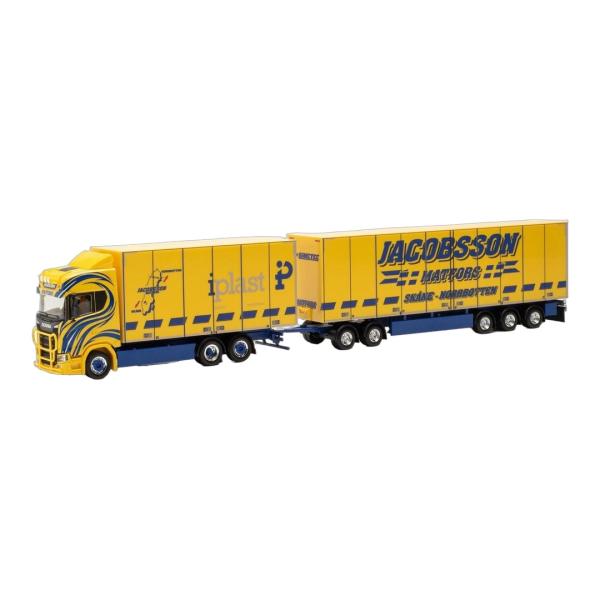 Jacobsson スカニア CS20HD スウェーデンコンビ フルトレーラー / Herpa 1/87 トラック模型