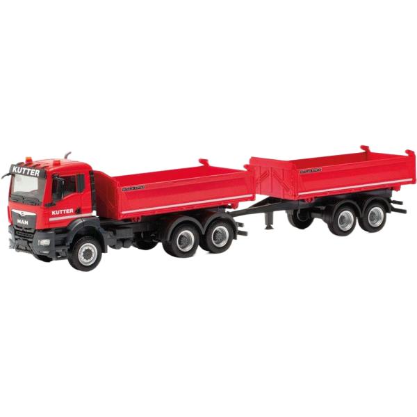 Kutter MAN TGS NN 建設ダンプ ダンプ / Herpa 1/87 建設機械模型 工事車両