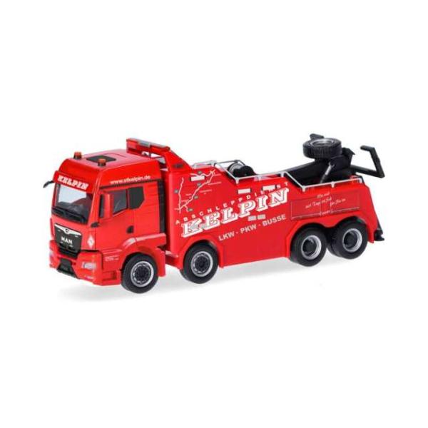 MAN TGS TM EMPL Wrecker Kelpin レッド/ Herpa  1/87 ミニカー