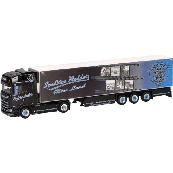 スカニア CS 20 HD 冷蔵トレーラー トラック Spedition Raddatz トレーラー / Herpa 1/87 建設機械模型 工事車両