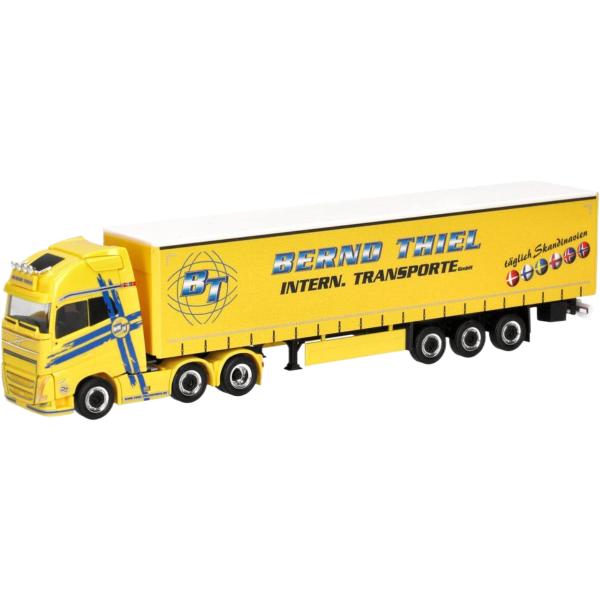 Bernd Thiel Transporte Volvoボルボ FH GL XL 2020 curtainside semitrailerカーテンサイドセミトレーラー トラック 模型 /Herpa 1/87