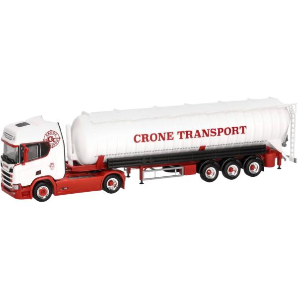 Crone Handel und Transport Scaniaスカニア CR 20 HD silo semitrailerサイロセミトレーラー トラック 模型 /Herpa 1/87