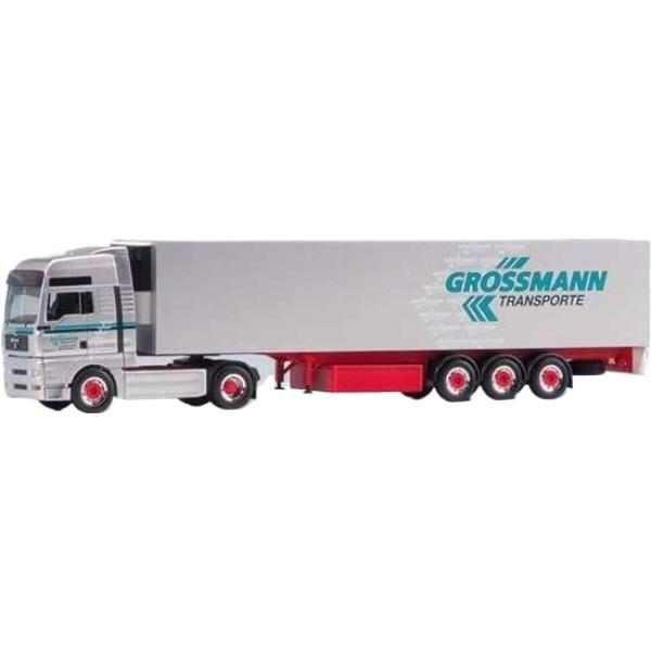 Grossmann MAN TG A XXL ユーロ冷蔵 トラック / Herpa 1/87 建設機械模型 工事車両