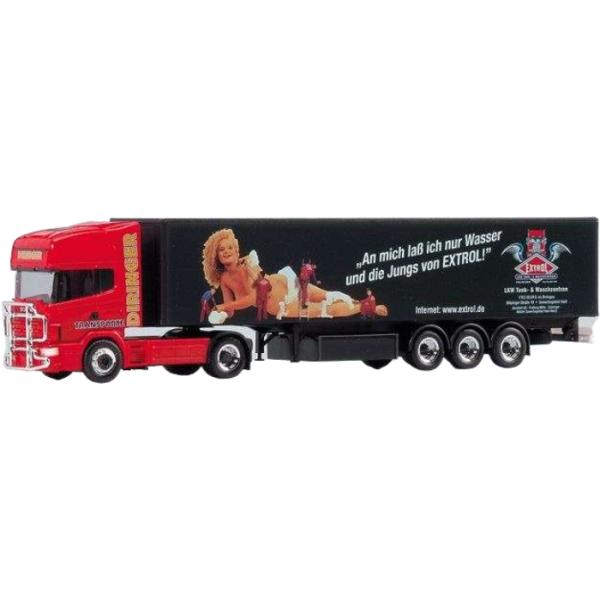 Diringer Transporte “Extrol” Scania トラック / Herpa 1/87 建設機械模型 工事車両