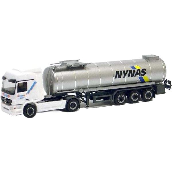 Kordel Spedition “Nynas” Mercedes Benz トラック / Herpa 1/87 建設機械模型 工事車両