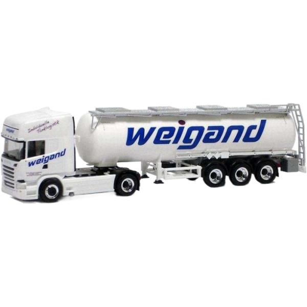 Weigand Transporte Scania R Topline 2013 トラクタ / Herpa 1/87 建設機械模型 工事車両