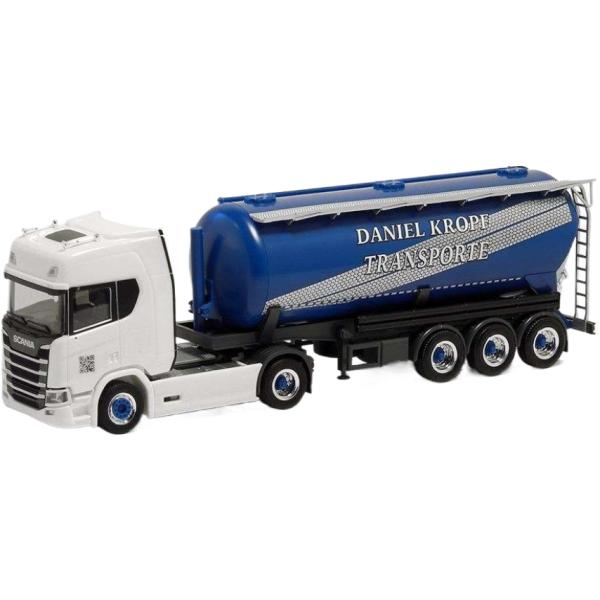 Daniel Kropf Transporte Scania CR HD バルク / Herpa 1/87 建設機械模型 工事車両